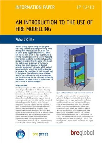 An Introduction to the Use of Fire Modelling: Amazon.co.uk: Chitty ...