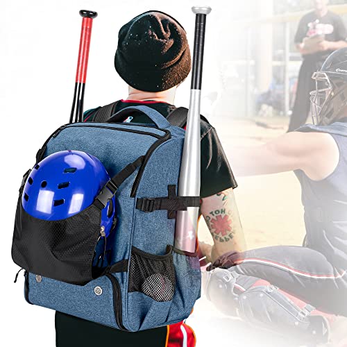 Snapklik.com : DSLEAF Baseball Backpack For 4 Bats, Softball Bag