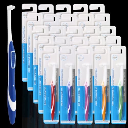 Amazon.com : Qinyoung 25 Pcs End Tuft Toothbrush Individually Wrapped ...