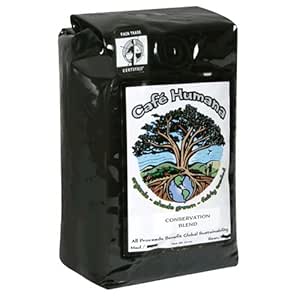 Amazon.com : Cafe Humana Conservation Blend Medium Roast Whole Bean ...