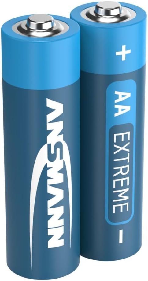 Ansmann 5021003 AA Batteries [Pack of 2] Long Lasting High Capacity ...