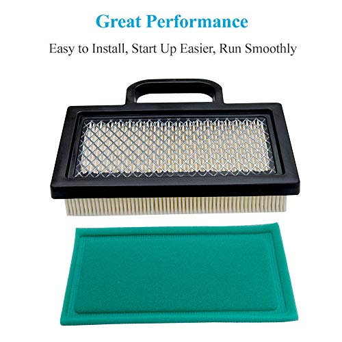 HEYZLASS 2Pack 499486S 698754 Air Filter With Pre Cleaner, 47% OFF