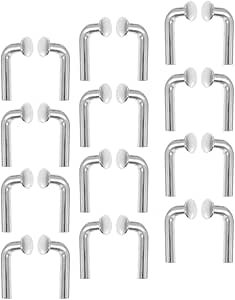 HEALLILY 50pcs J Bolt Safety Pin 8mm Hat Rack Universal Small Pallet ...
