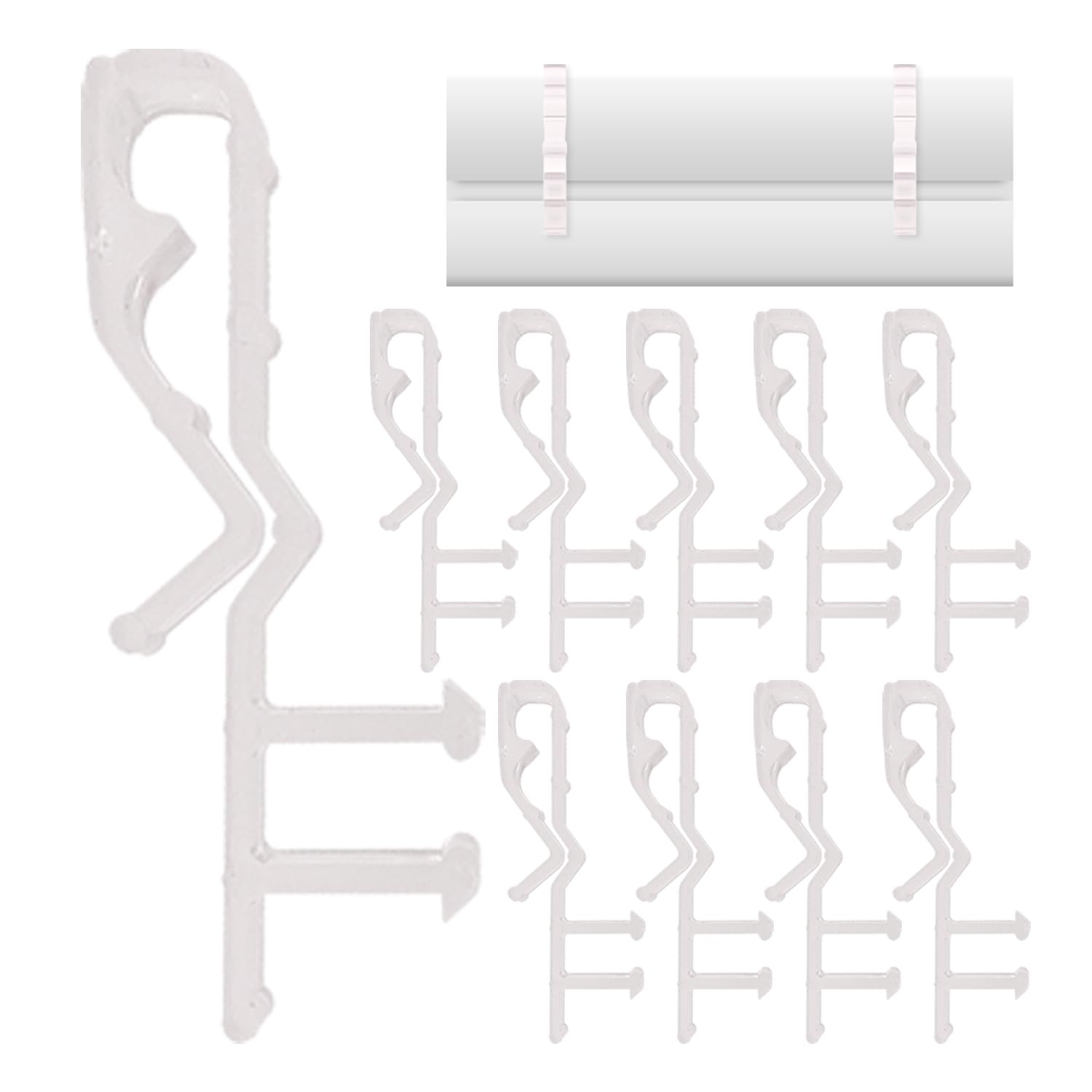Valance Hardware Brackets 25mm Single Stainless Medium Duty Ceiling
