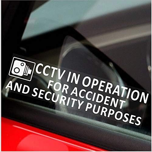 5 x Small in Car Camera Recording Stickers CCTV Signs Van Lorry Truck ...