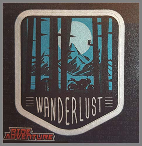 Ride Adventure Wanderlust 01 Sticker for Car & Bike : Amazon.in: Car ...