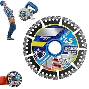 Diamond Multi-Purpose Saw Blades, Diamond Cutting Disc, 4.5 Inch Angle ...