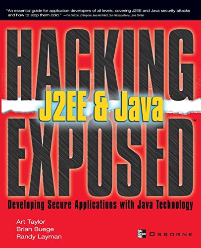 J2EE & Java: Developing Secure Web Applications with Java Technology (Hacking Exposed) | Amazon ...
