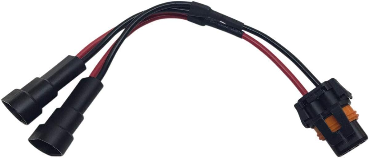 Amazon.com: TRIGGER - 2004 6""Y Connector Harness 12 Guage, black ...