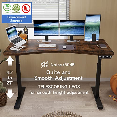 Snapklik.com : BUNOEM Dual Motor 63x30 Height Adjustable Electric ...