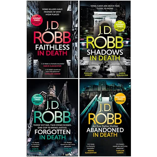 J D Robb Book (51-54) Collection 4 Books Set (Shadows in Death ...