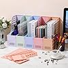 Amazon.com: Colarr 24 Pack Colored Plastic Magazine File Holder Desk ...