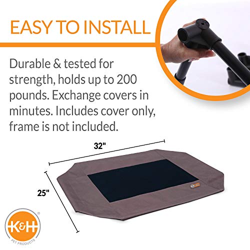 K&H PET PRODUCTS Original Pet Cot Replacement Cover for Elevated Dog ...