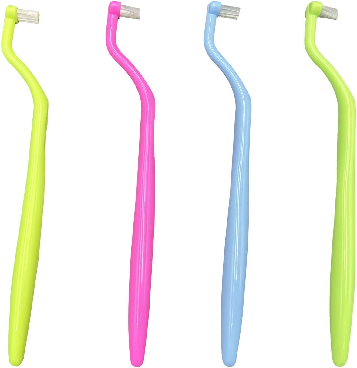 Amazon.com : HRASY Orthodontic Toothbrush Small Tuft Toothbrush Tiny ...