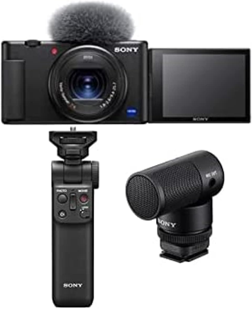 Sony ZV-1F Appareil Vlog - Appareil Photo écran Orientable, Vidéos 4K ...