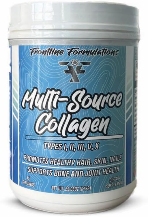 Amazon.com: FRONTLINE FORMULATIONS Multi-Source Collagen, Promotes Hair ...