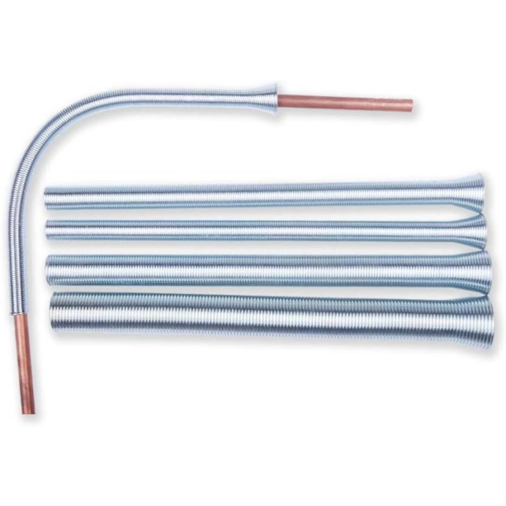 TOOLBUX Spring Tubing Benders Kit – 5-in-1 Pipe Bender Set for O.D. 1/4 ...