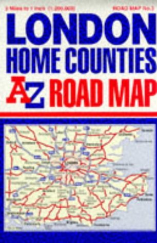 London Home Counties (A-Z 3 Miles to 1 Inch S.): Amazon.co.uk ...