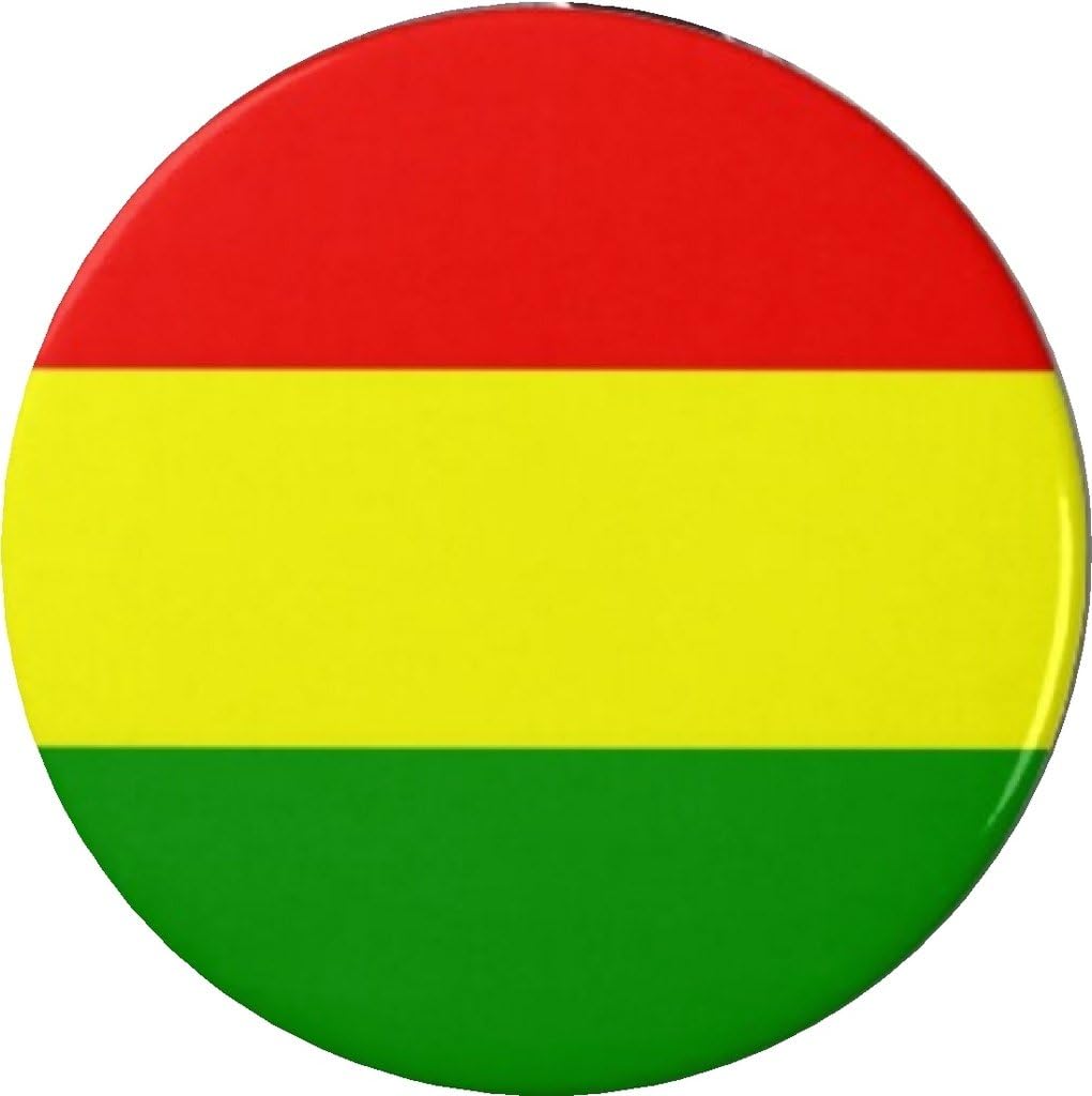 Amazon.com: A&T Designs Rasta Flag (red/yellow/green) Button Pin ...