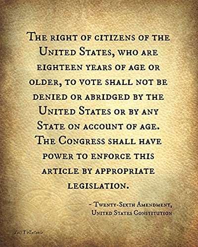 26th Amendment Pictures