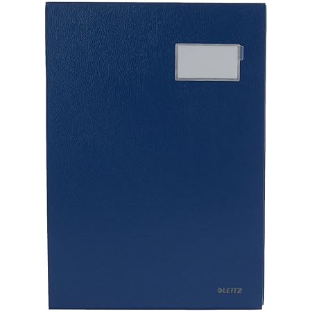 Leitz 57000135 Expandable Signature Book with 20 Card Dividers, A4 ...