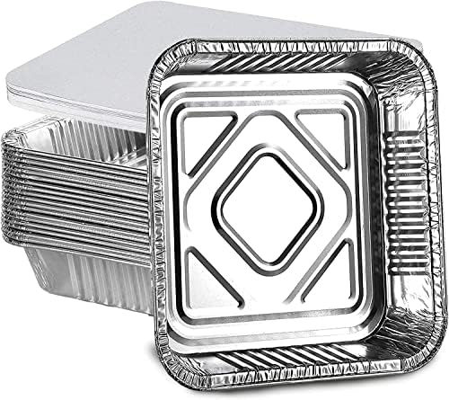 Matangi Plus [𝟔𝟎 𝐏𝐚𝐜𝐤] Extra Large Aluminium Foil Food Containers Trays ...