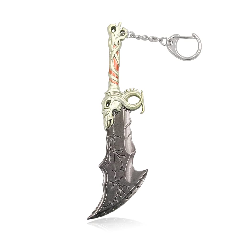 Buy God of War Keychains - Kratos Blades of Chaos & Leviathan Axe Charm ...