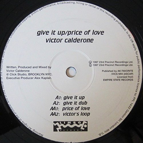 Victor Calderone / Give It Up / Price Of Love - Amazon.com Music