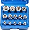Female E Torx Socket Set 3/8 1/2 1/4 Drive E4 - E24 External Torque ...