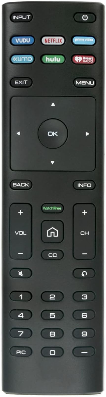 Amazon.com: XRT136 Remote Replacement for All Vizio TV D24f-F1 D32f-F1 ...