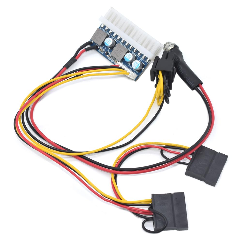 Amazon.co.jp: DC-ATX-160W ハイパワー 24ピン DC ATX PSU 12V DC入力 160W ピーク出力スイッチ DC-DC ATX Pico PSU Mini ...