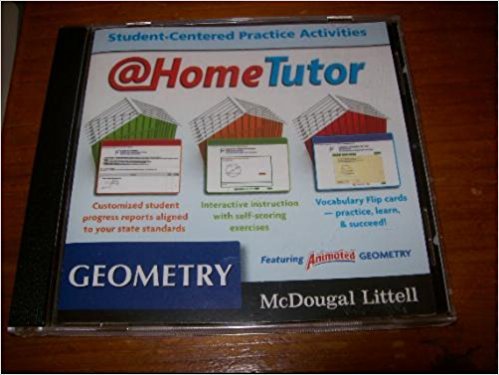 Geometry, Grades 9-12 At-home Tutor: Mcdougal Littell High School Math ...