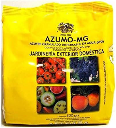 AZUMO MG - Azufre 80% WG Granulado Dispersable en Agua en Polvo para ...