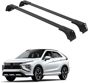 ERKUL Roof Rack Cross Bars for Mitsubishi Eclipse Cross 2018-2024 ...