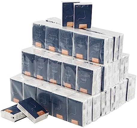 Yesdate 4-Ply Mini Pocket Facial Tissues, Mini Pocket Tissues Multipack ...