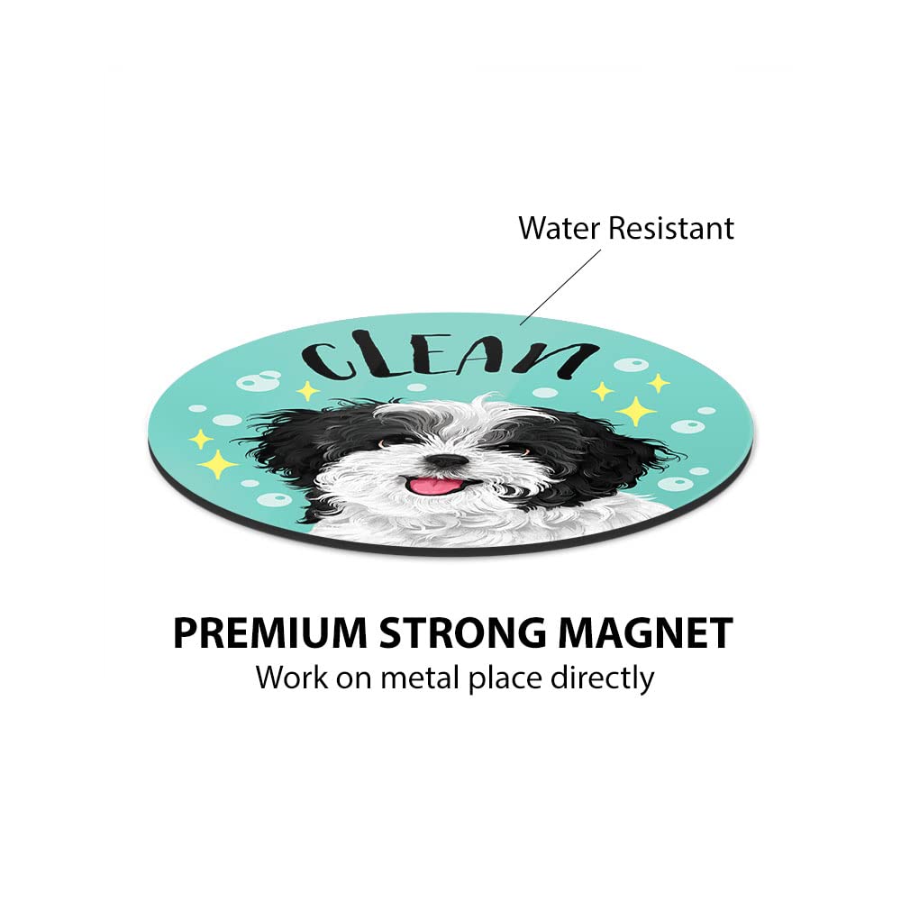 Snapklik.com : WIRESTER 3.5 Inch Dishwasher Clean Dirty Flip Sign ...