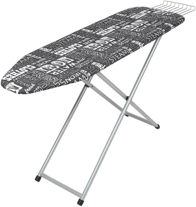 Peng Essentials MegaWood Ironing Board - Black Textured Fabric, Non ...