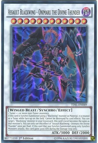 Amazon.com: Deckboosters YuGiOh : TDIL-EN049 1st Ed Assault Blackwing ...