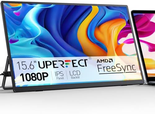 Amazon.com: UPERFECT Portable Monitor 18.5-inch 120HZ Touchscreen 100% ...