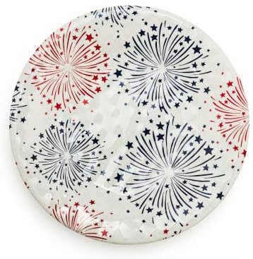 Amazon.com | Sur La Table Fireworks Melamine Plate, Dinner Plate ...
