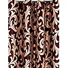Buy Home Sizzler Abstract Opaque 2 Pieces Scroll Eyelet Polyester Long ...