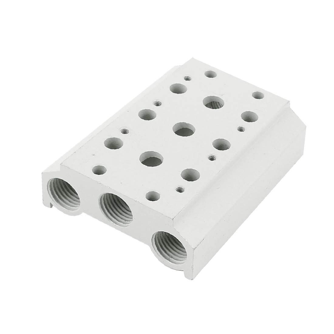 Buy X-DREE Pneumatic Control 100M 3 Stations Aluminium Block Manifold ...