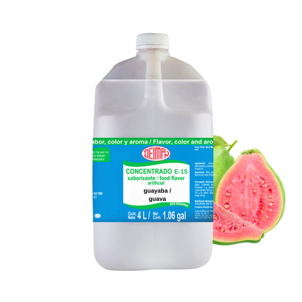 Amazon.com: Deiman Artificial Food Flavoring Guava E-15 (1.06 gal ...