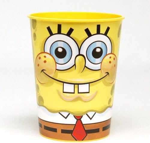Amazon.com: SpongeBob Plastic Party Cup 16oz : Home & Kitchen