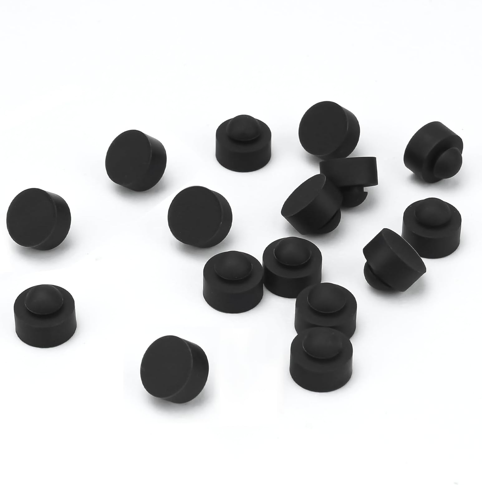 Amazon.com: Set of (25) Push-in Rubber Bumper Feet Tight Grip Stem ...