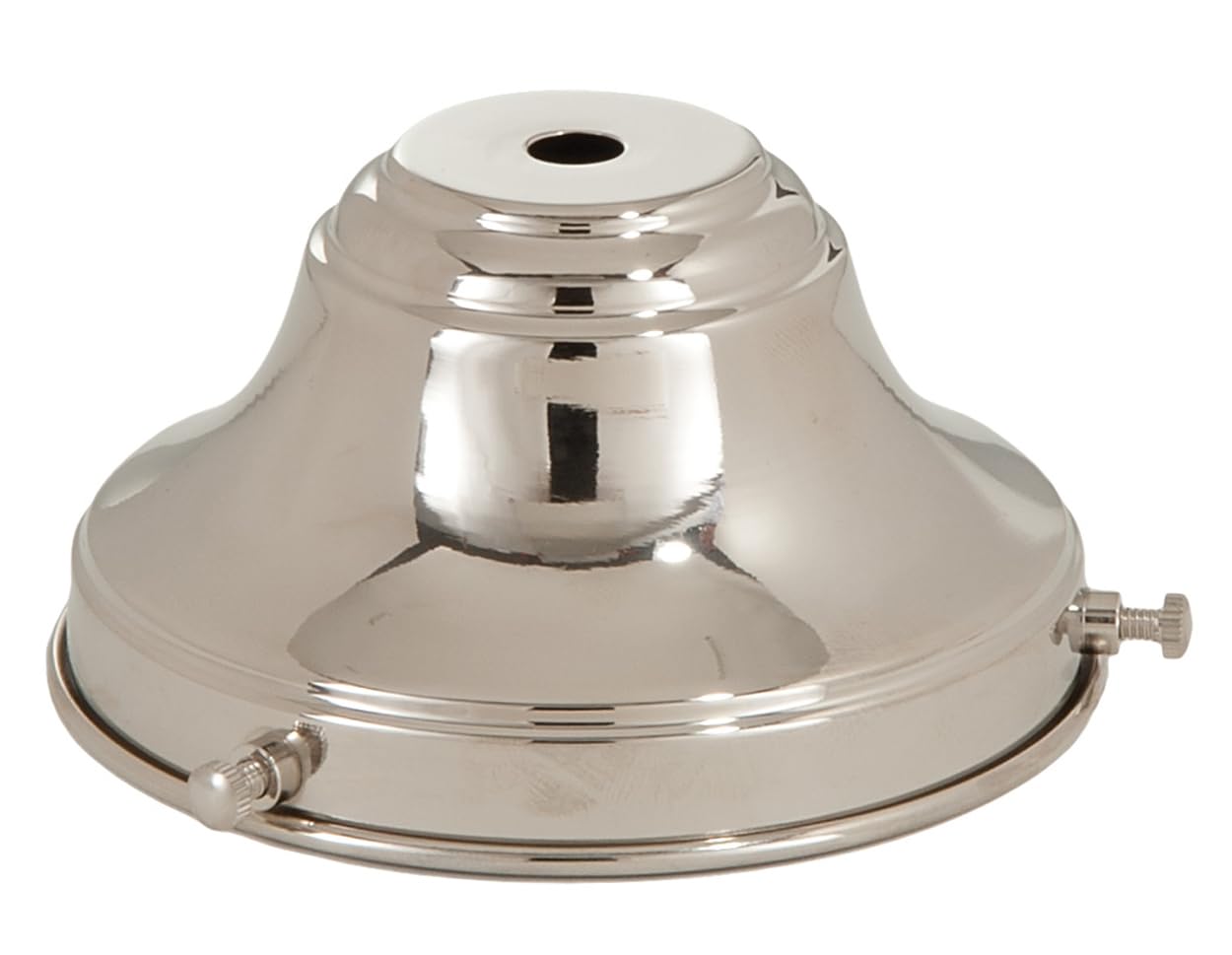 B&P Lamp® 4" Fitter, Fixture Shade Holder, Nickel Plated - Directional ...