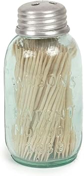 Amazon.com: Mason Jar Toothpick Holder: Green Mason Jars: Home & Kitchen