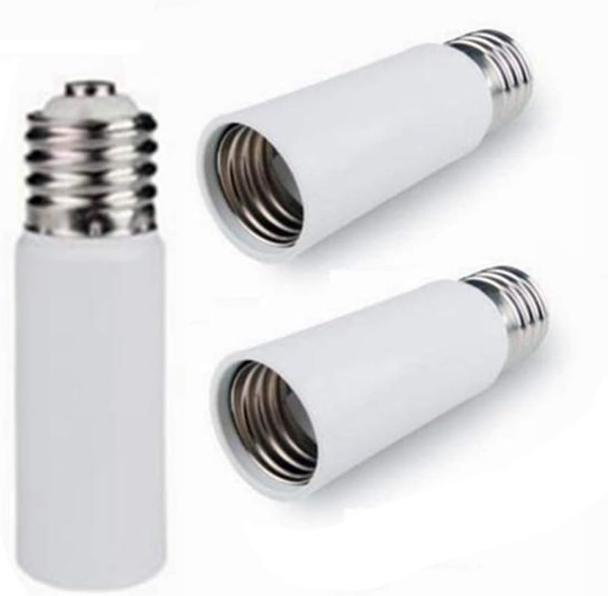 Amazon | 口金変換 アダプター E39口金延長アダプター E39-E39電球 ソケット 口金 照明補助器具 (E39-E39, PC+銅) | SUPCF | 口金変換アダプタ 通販