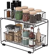 Amazon.com: SUFAUY Pull-Out Sliding Drawer, 2 Tier Cabinet Organizer ...