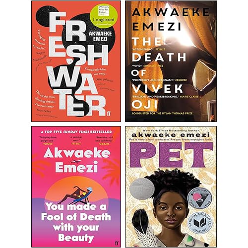 Akwaeke Emezi 4 Books Collection Set (The Death of Vivek Oji, Pet ...
